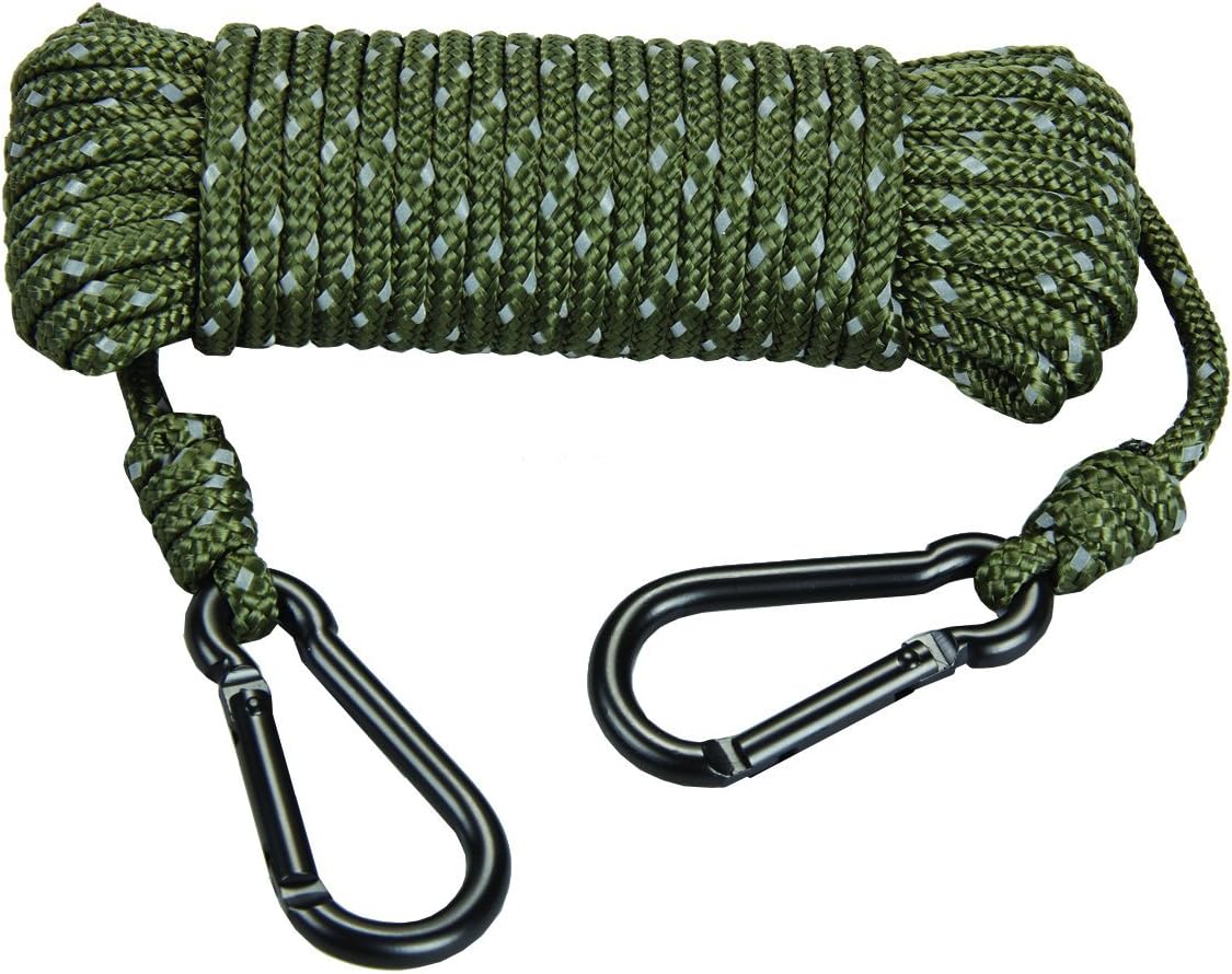 Hunters Specialties Reflective Treestand Rope 30ft Heavy Duty ...