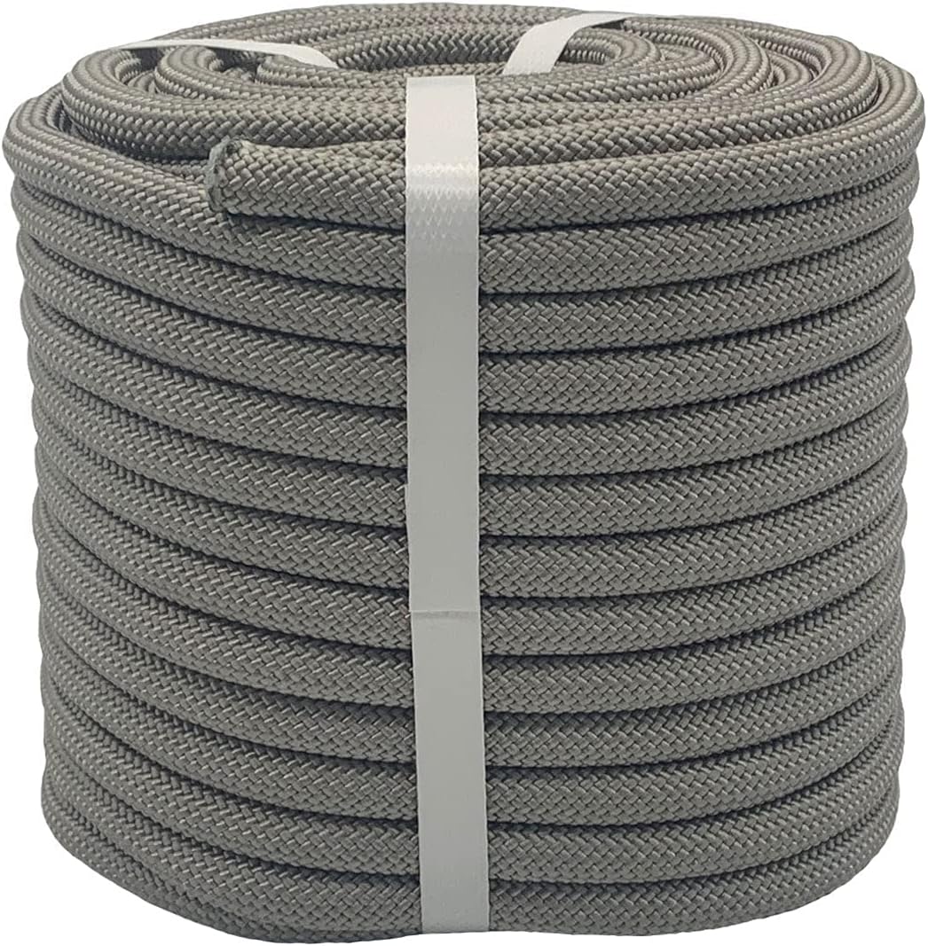 Braided Polyester Arborist Rigging Rope (3/8 inch X 100 feet) High ...
