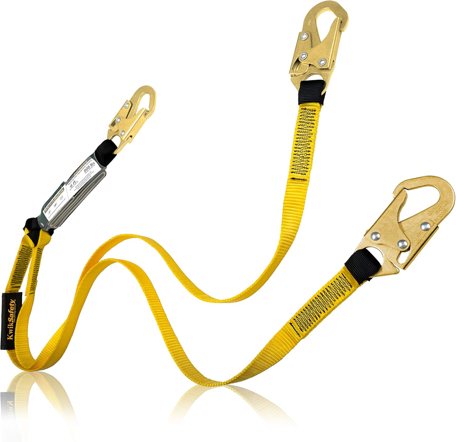 Charlotte, NC – TAIPAN 6’ Double Leg Flat Safety Lanyard [1 PACK ...
